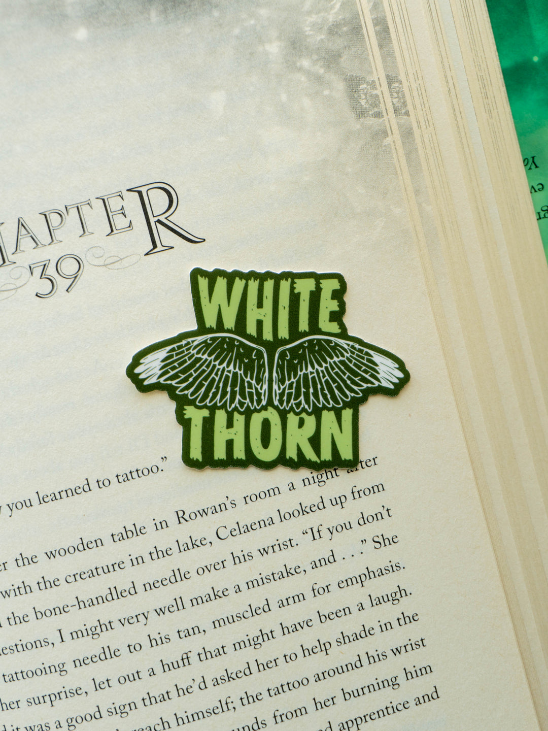 Rowan Sticker – Blossom and Book